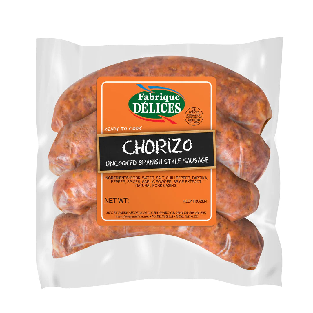 🇪🇸 4 Spanish-Style Chorizo Sausage, 1 lb [Frozen] ️
