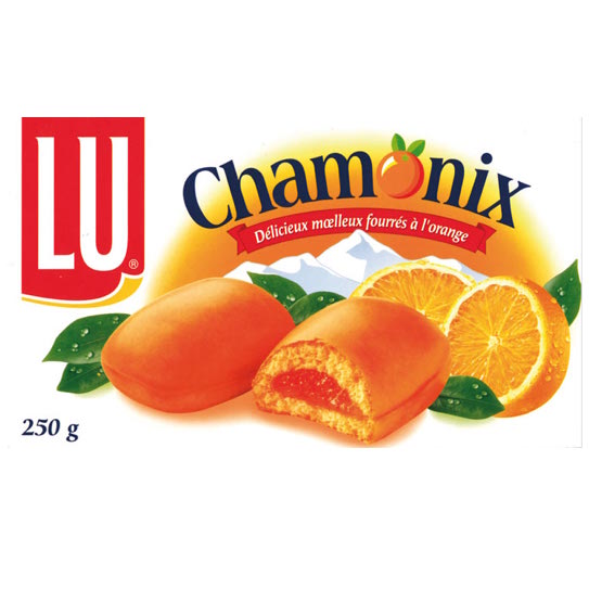 🇫🇷 Chamonix Orange Filled Cookies, 8.8 oz (250g)